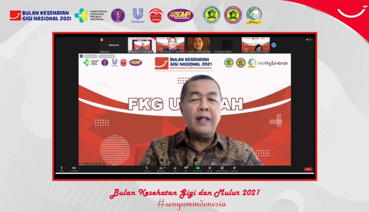 FKG Unbrah dan Unilever Selenggarakan Kegiatan BKGN 2021 Secara Daring ...